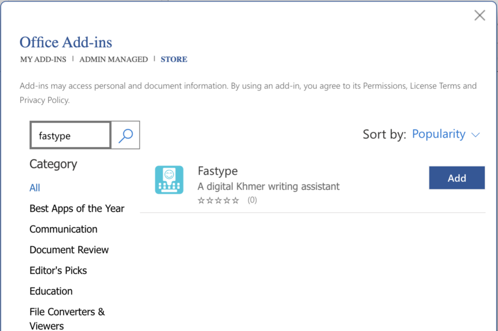 Khmer Fastype - Institute of Digital Research & Innovation